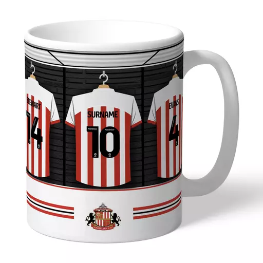 Personalised Sunderland AFC Dressing Room Mug | Officially Licensed