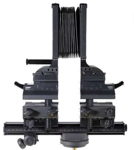 Cambo Ultima II D Camera c/w Standard & Wide Bellows & 6" Extension Rail