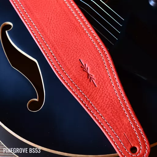 Solid 3" Leather Guitar Straps | Pinegrove Leather