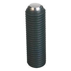 BALL-END THRUST SCREW WITHOUT HEAD, FORM:B FLATTENED BALL M10X1, L2=25 ...