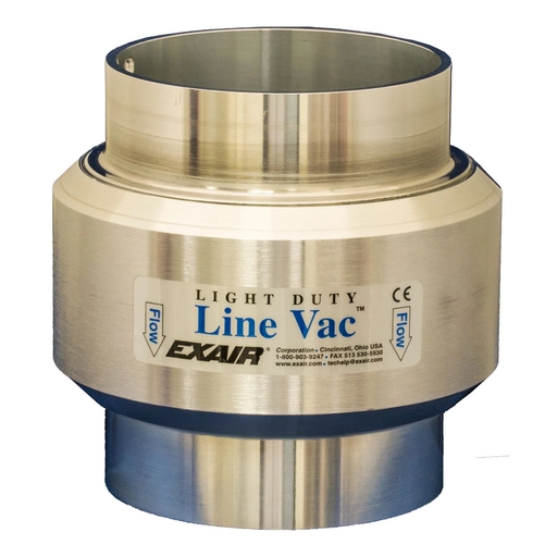 Light Duty Aluminium Line Vac For 4" Pipe 95mm Bore