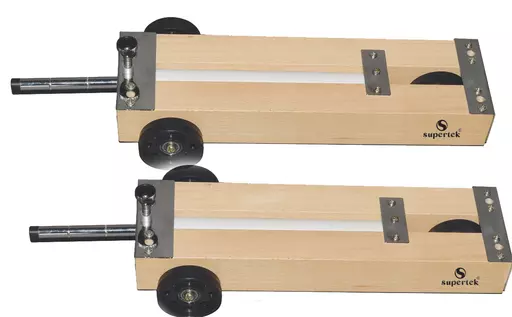 DYNAMIC TROLLEY SET, WOODEN, PAIR