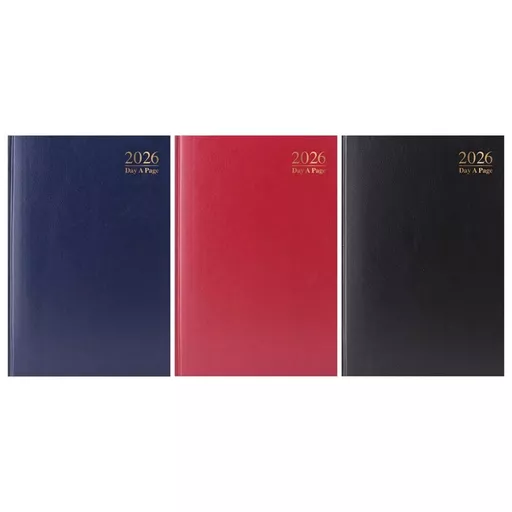 Diary A4 Day A Page Casebound Value Split Sat/Sun