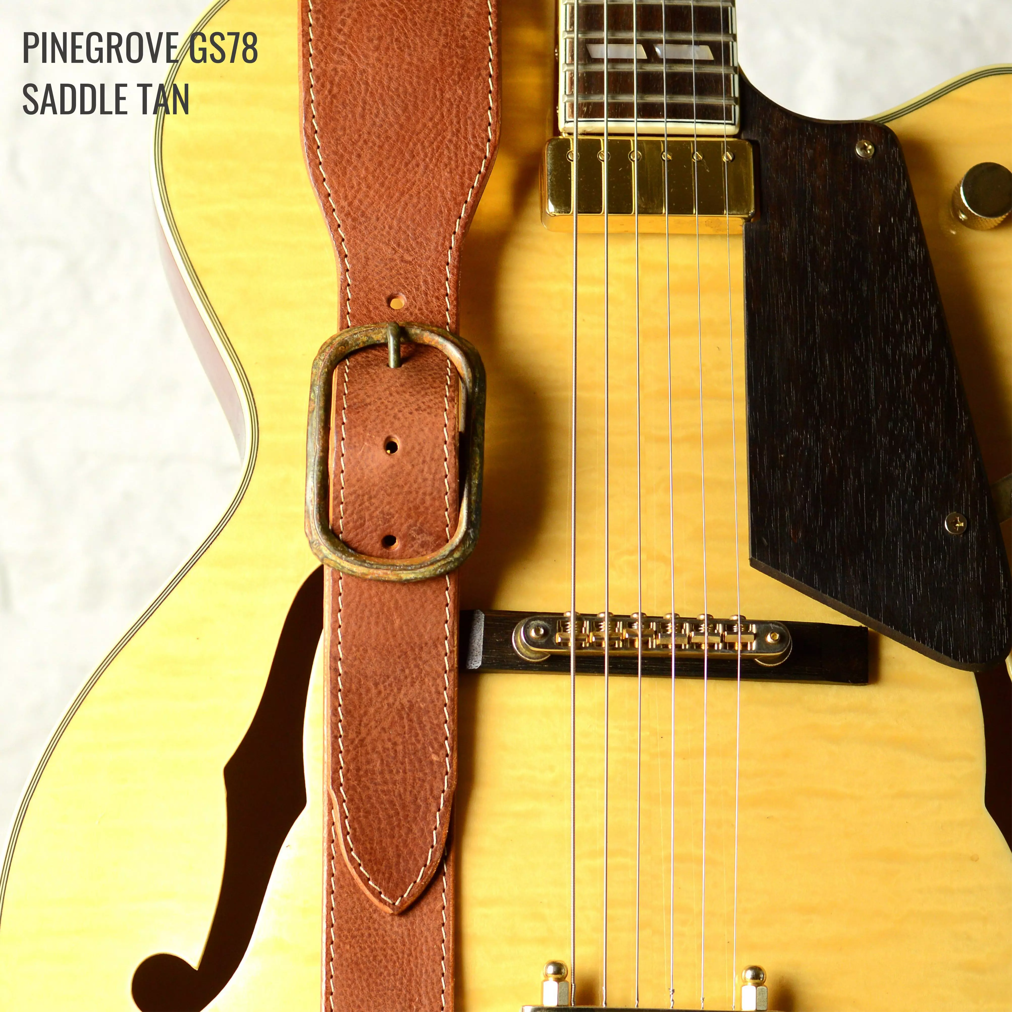 Statement guitar straps with buckles, range of styles