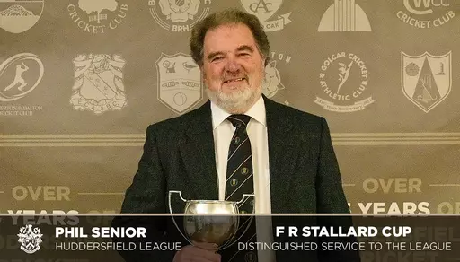 Cumberworth’s Phil Awarded Top Honour | Huddersfield Cricket League