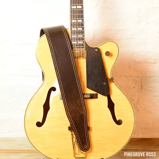 BS53 Leather Guitar Strap by Pinegrove Leather