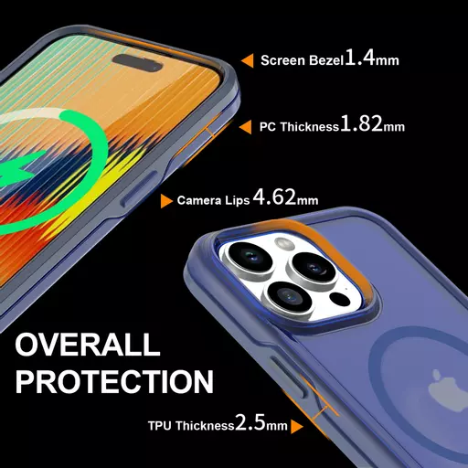 ProMag Matte for iPhone 15 Pro Max - Navy