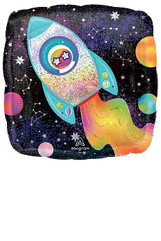 Anagram Foil Balloon Outer Space 18"