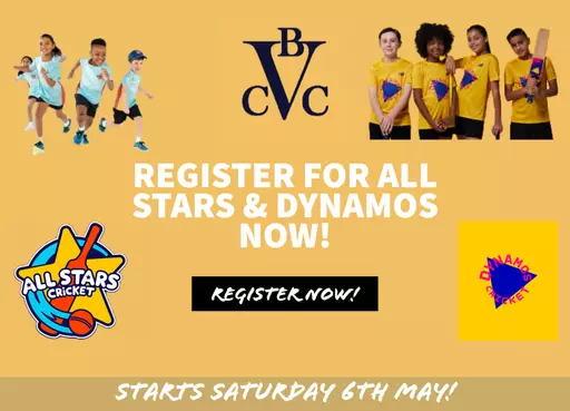 Register for Dynamos & All Stars Now! | Bowdon Vale Cricket Club