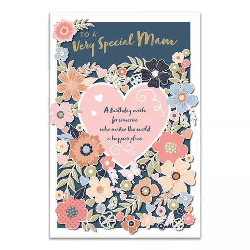 Prelude 6 Pack Cards C75 Everyday Birthday Mam Traditional Floral