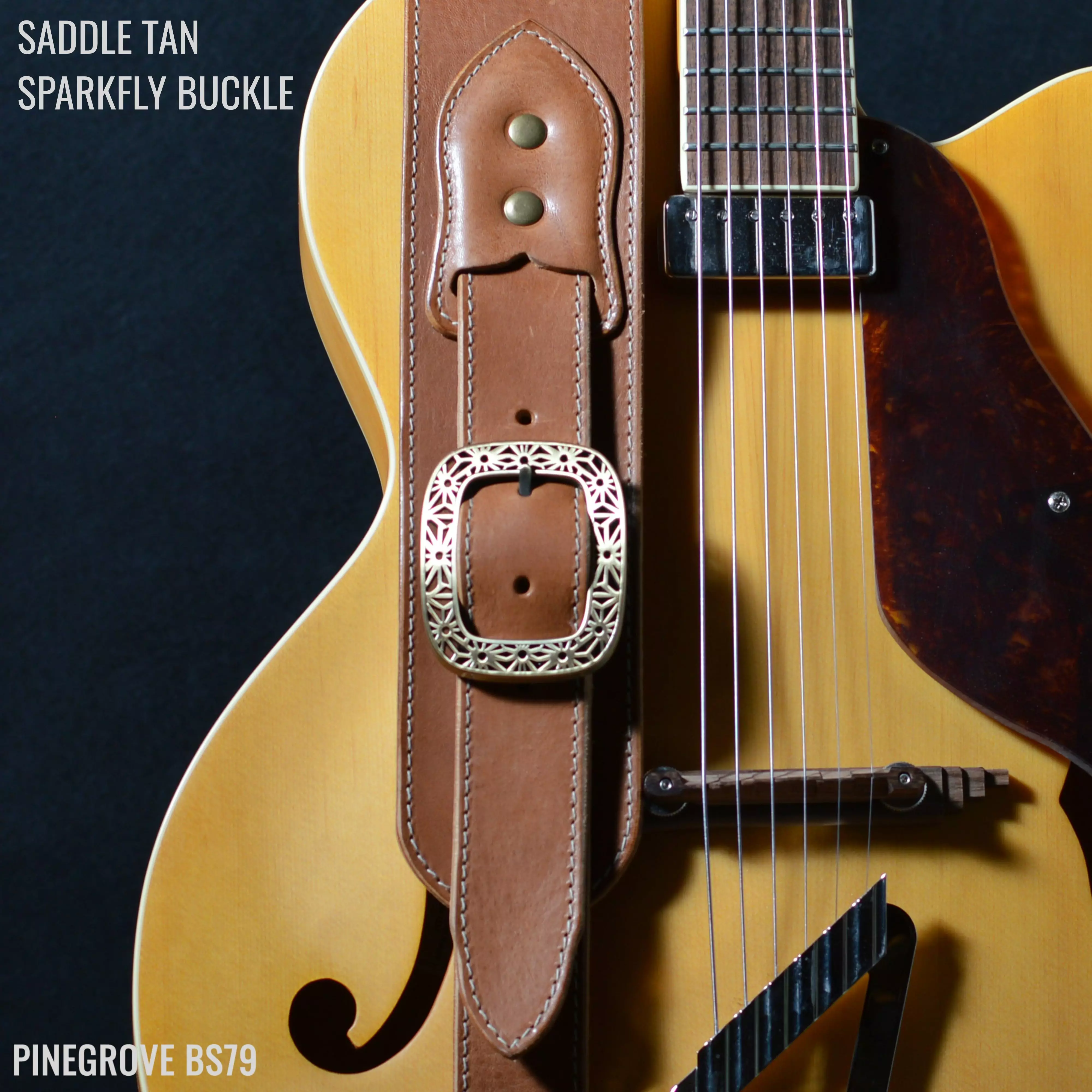 Statement guitar straps with buckles, range of styles