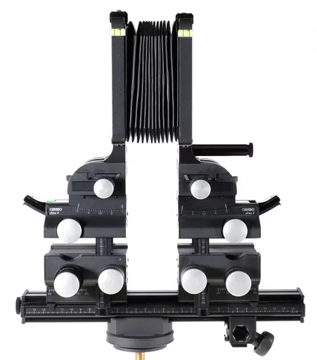 Cambo Ultima II D Camera c/w Standard & Wide Bellows & 6" Extension Rail