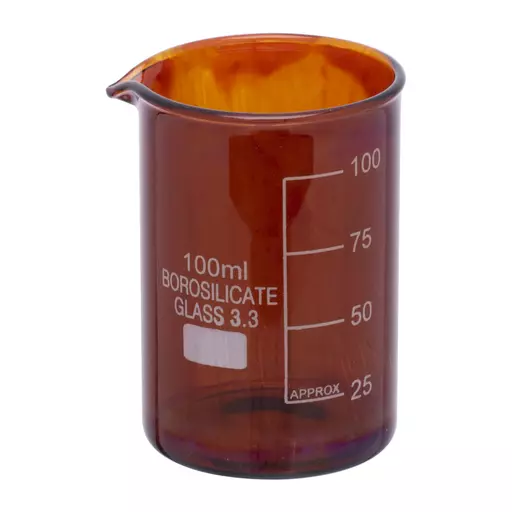 AMBER BEAKER LOW FORM 1000ML