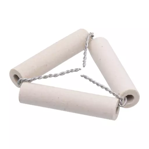 Clay pipe triangle, 6cm