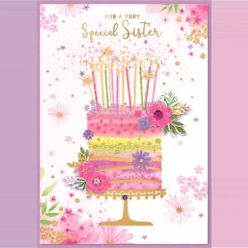 Isabel's Garden 6 Pack Cards C50 Birthday Sister