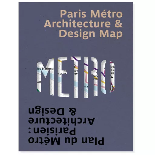 Paris Metro Architecture & Design Map | Turnaround Gifts