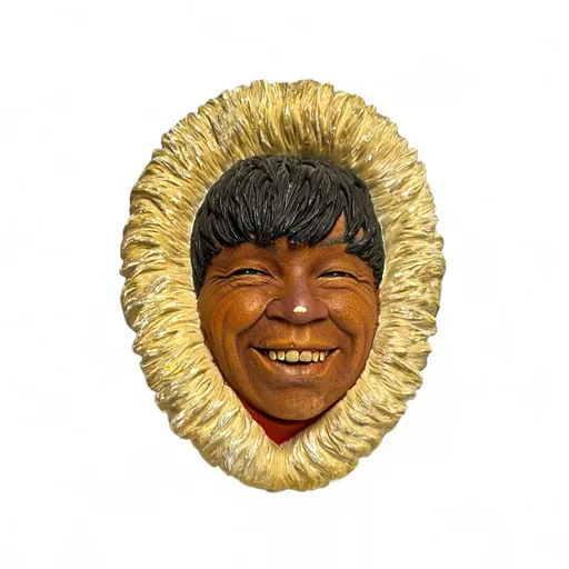 Vintage 1968 Alaskan Inuit Face | Starbeck Education