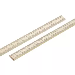 1 Metre Wooden Ruler Vertical reading cm both sides