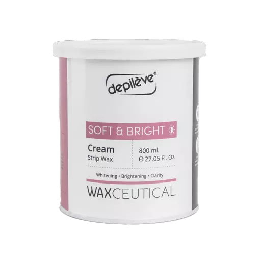 Depileve Soft & Bright Cream Strip Wax 800ml | HOF Beauty