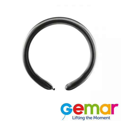 Gemar Shiny Space Grey 260 Modelling Latex Balloons 50pk