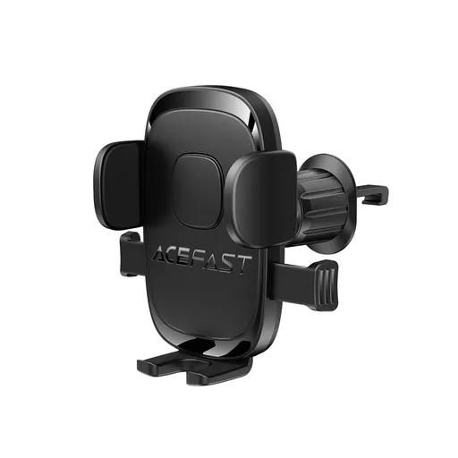Acefast - Universal One-Key Lock Car Air Vent Holder - Black