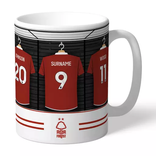 Personalised Nottingham Forest FC Dressing Room Mug | Officially Licensed