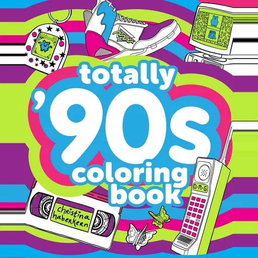 Totally '90s Coloring Book | Turnaround Gifts