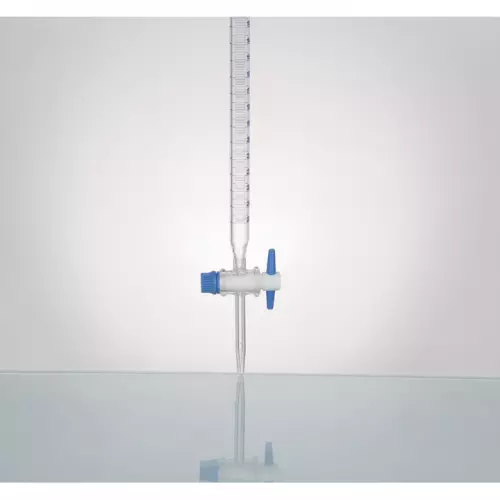 Burette, With Straight Bore, PTFE Key Stopcock, Class A