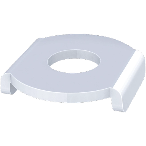 Pair Of Zinc Plated Flanged Washer For 6mm & 1/4" Spindles