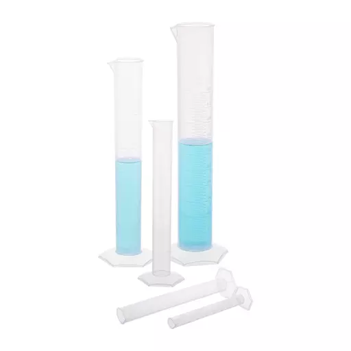 Plastic Cylinders measuring graduated, 100ml