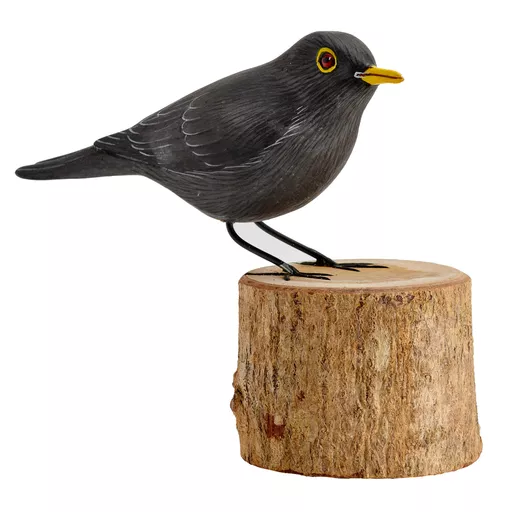 Carved Wooden Blackbird | Starbeck Education