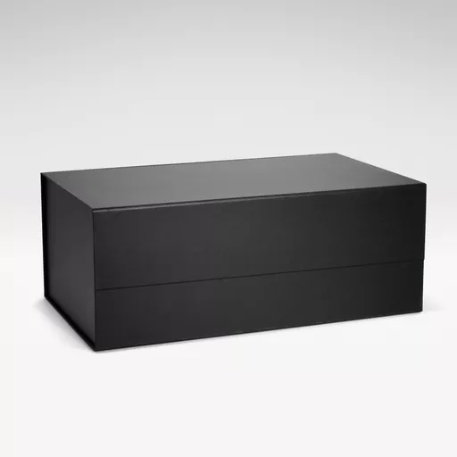 Black matt laminated magnetic luxury gift box