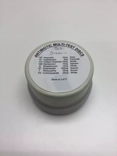 ANTIBIOTIC SUSCEPTIBILITY DISCS GRAM NEGATIVE PK50
