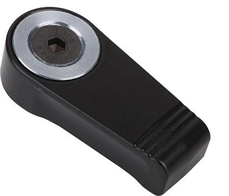 Stop Latch. M6 Thread. 40mm Length. Black.