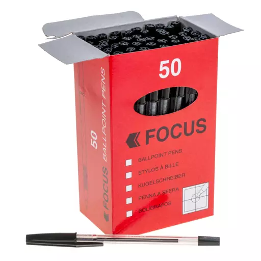 Medium Ballpoint Pen 50 Pack Blue