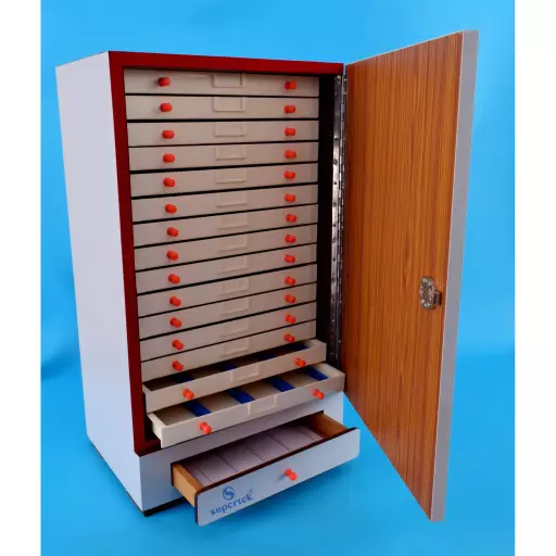 SLIDE CABINET 1000 slides in 10 drawers of 100 each