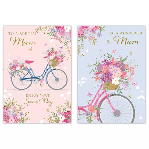 Poppyhill 12 Pack Cards C50 Everyday Birthday Mam Traditional Floral