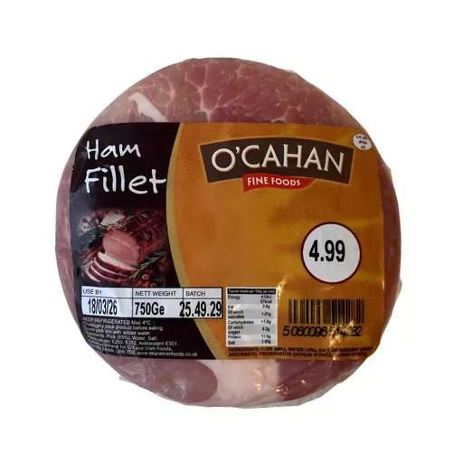 O'Cahan Ham Fillet 750g