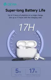 Devia - Airbuds Pro2 - True Wireless Earbuds & Charging Case - White