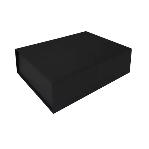 Black matt laminated magnetic luxury gift box