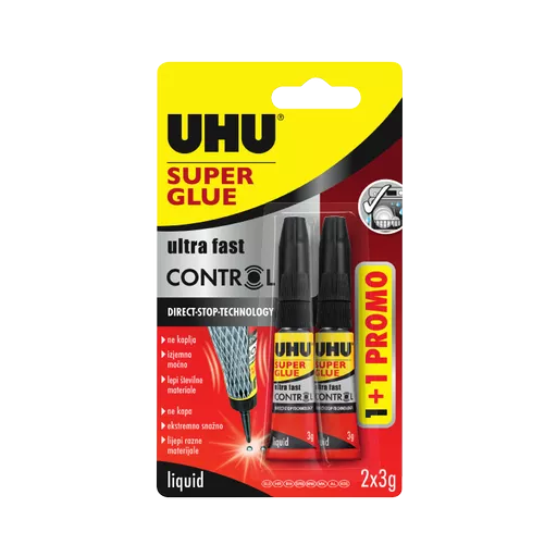 UHU 2 Pack Super Glue 3g