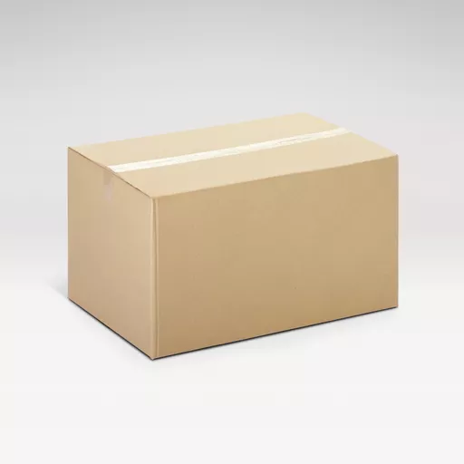 Natural kraft unprinted corrugated cardboard shipping box "double wall"