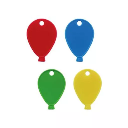 100 Balloons Weights 8g Balloon Shape Primary Assorted
