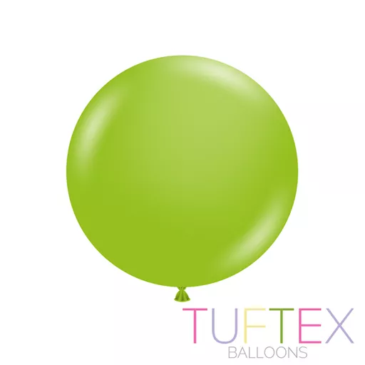 Tuftex 25 Pack Latex Balloons Standard Lime Green 24"