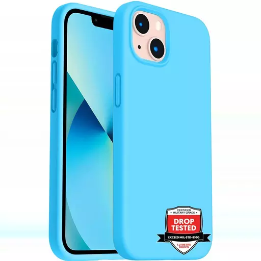 Silicone for iPhone 13 - Sky Blue
