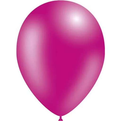 50 Latex Balloons 11" Decotex Pro Fashion Solid Fuchsia
