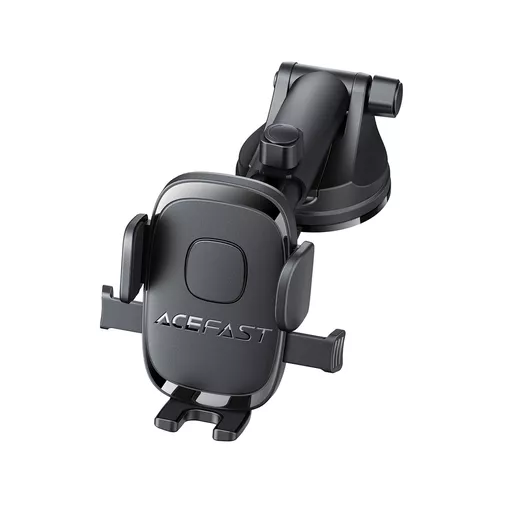 Acefast - Universal One-Key Lock Car Dashboard Holder - Black