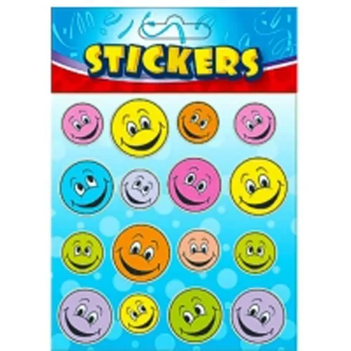 Happy Face Stickers Pack of 72
