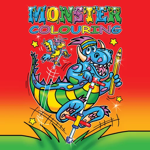 Monster Colouring Book 6pk