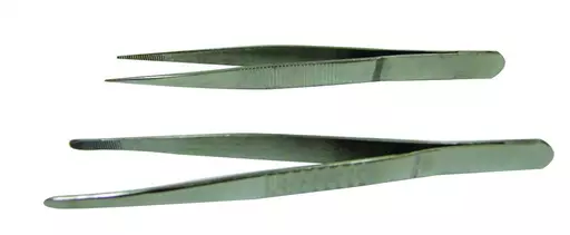Forceps blunt ends, 130mm